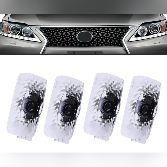 Car Audio, Video & GPS | 4 New Lexus Logo Car Door Courtesy Puddle ...